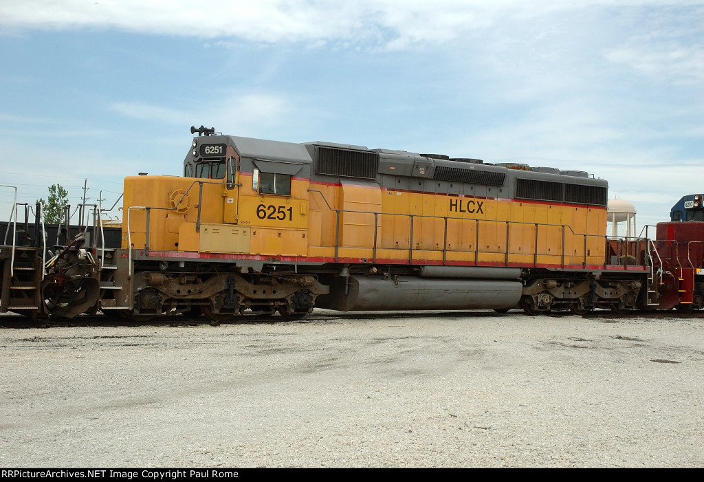 HLCX 6251, EMD SD40-2, at BRC Clearing Yard